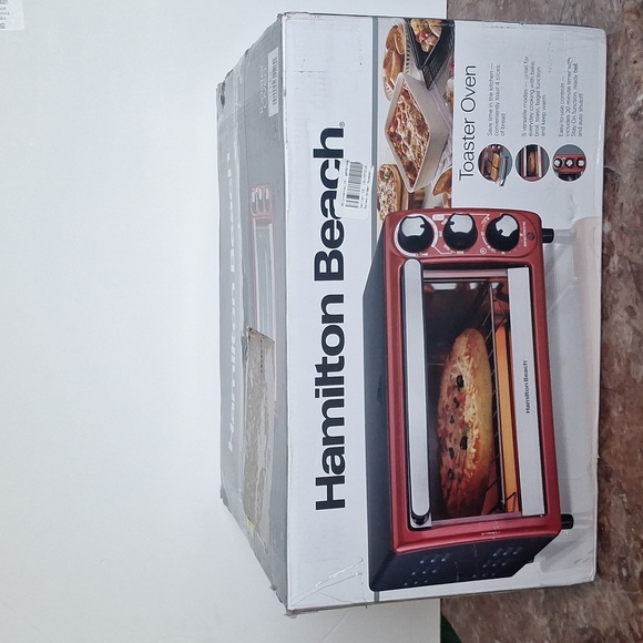 Hamilton Beach | Kitchen | New Hamilton Beach Toaster Oven Red | Poshmark